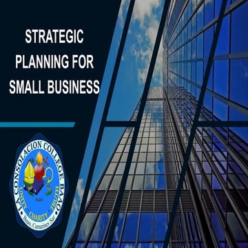 STRATEGIC PLANNING FOR SMALL BUSINESS - Cont.pptx