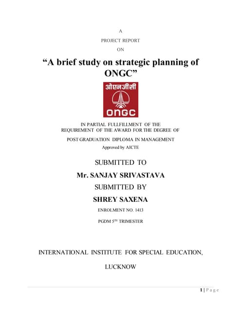 ONGC | PPT