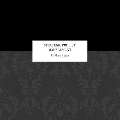 Strategic project management | PDF
