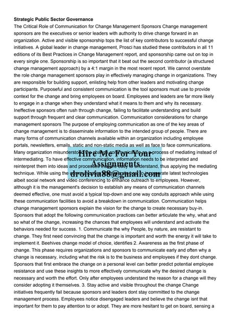 The Process of Change / Transformation | PPT