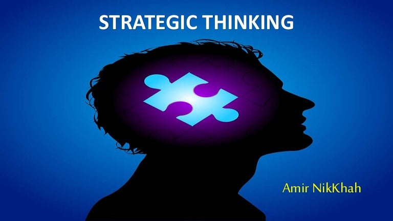 Strategic thinking