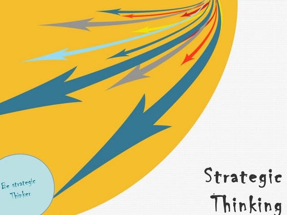 Strategic thinking, critical thinking and problem solving | PPTX ...