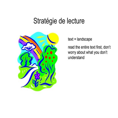 Strategie de lecture | PPT | Education