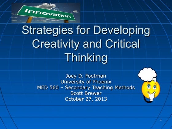 Level of critical thinking | PDF