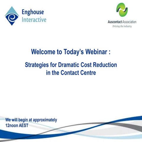 Strategies for dramatic cost reduction june aus contact final | PPTX