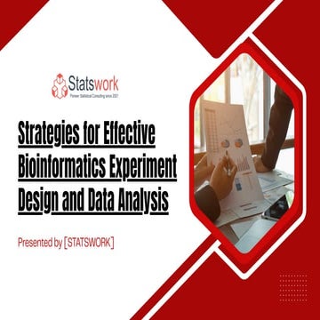 Strategies for Effective Bioinformatics Experiment Design and Data ...
