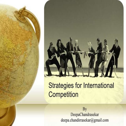 Strategies For International Competition Global Operations | PPTX
