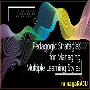 Strategies for Managing Multiple Learning Styles | PPTX
