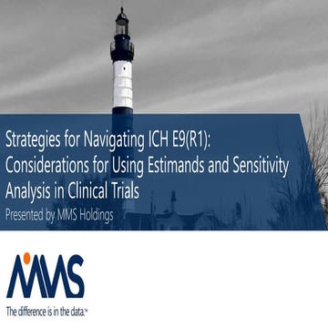 Strategies for Navigating ICH E9(R1) Webinar slides | PPTX