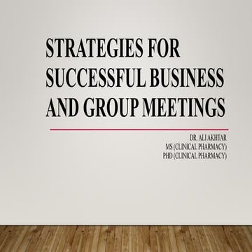 Strategies for successful business and group meetings.pptx