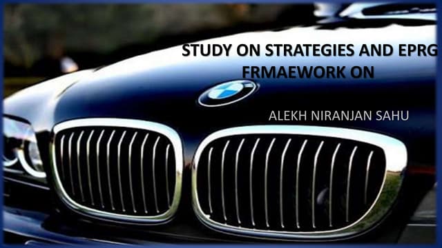 CRM- BMW CASE STUDY | PPTX