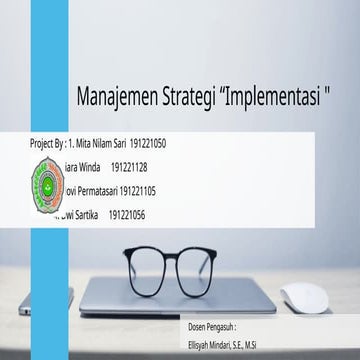 Strategi Implementasi by Institut Rahmaniyah Sekayu oleh Tiara Winda.pptx