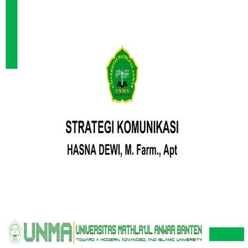 Strategi Komunikasi Dalam Melakukan Komunikasi Ppt