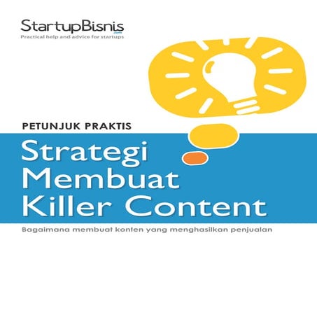 Strategi membuat killer content | PDF