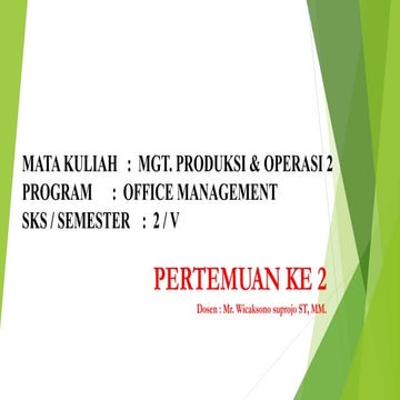 Strategi operasi ( 2 ) | PDF