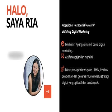 Strategi Pemasaran UMKM Lewat Digital Marketing | PPTX