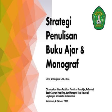 Strategi Penulisan Buku Ajar & Monograf UNMUL 2023 (1).pdf