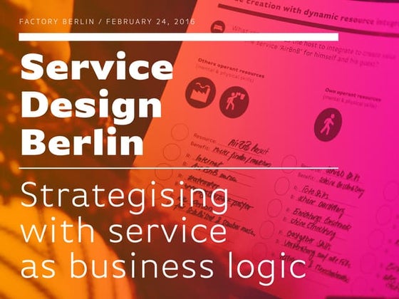Service design tool bag 3 | PPT