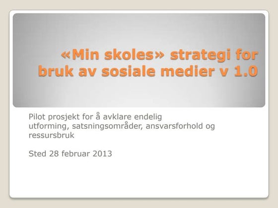 Sosial medie kampanje | PPTX