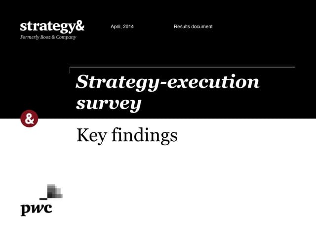 Strategy Study 2014 | A.T. Kearney | PDF