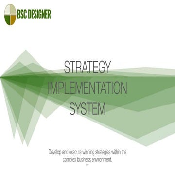 How to Implement a Strategy: Transform Your Strategy with BSC Designer ...