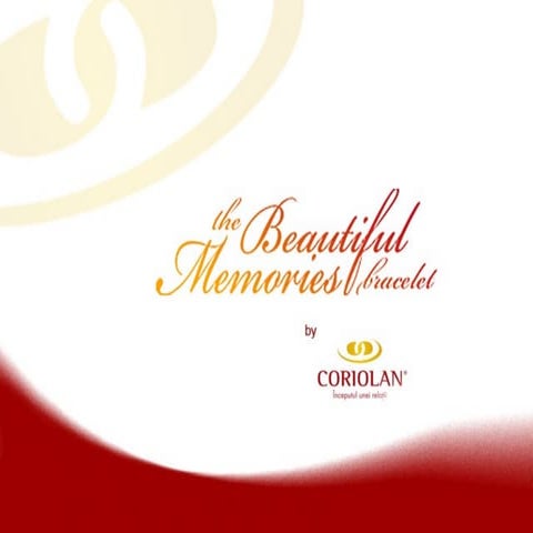 Strategy of Coriolan Memories bracelet | PPT