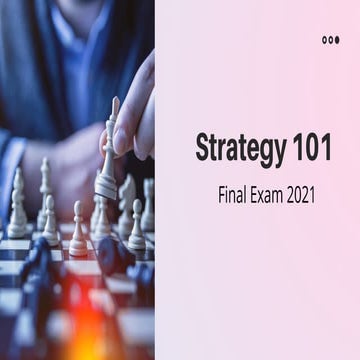 Strategy 101 | PDF