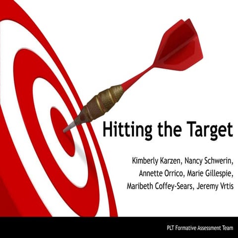 Hitting the Target Group B 10-15-13 | PPTX