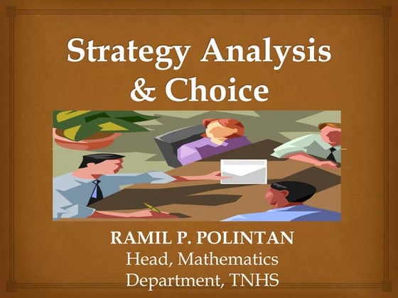 Quantitative Strategic Planning Matrix | PPTX | Strategy Video Games ...