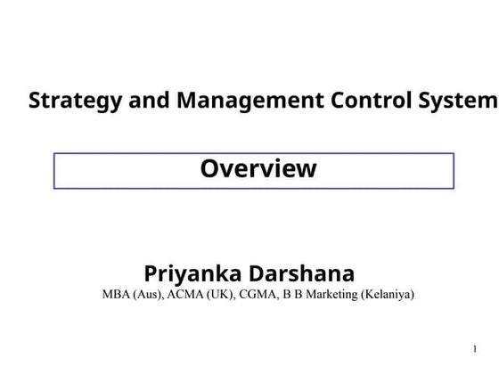 Strategic Management MBA AIB (2016) | PDF
