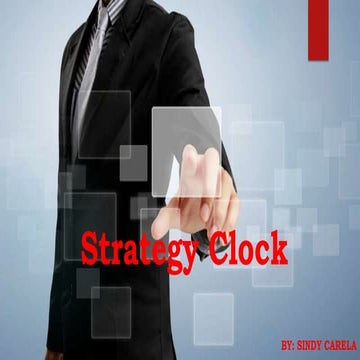 Strategy clock | PPTX