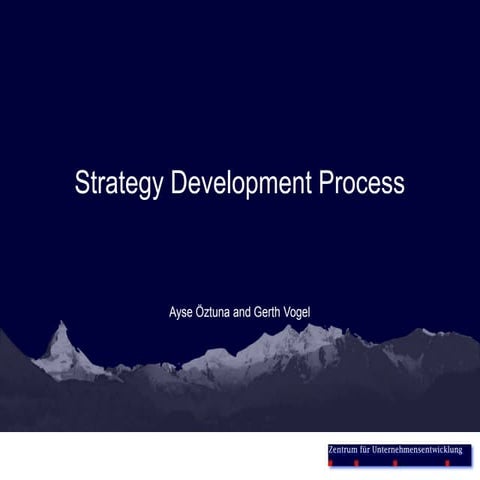 Strategy Development Process | PPTX