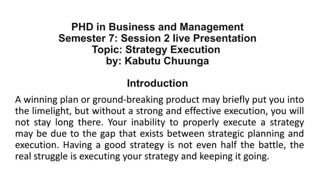 Strategy Execution - Kabutu Chuunga.pptx Strategy Execution - Kabutu Chuunga.pptx