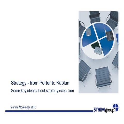 Strategy - from Porter to Kaplan | PDF
