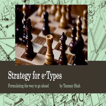 Strategy for e types | PPT