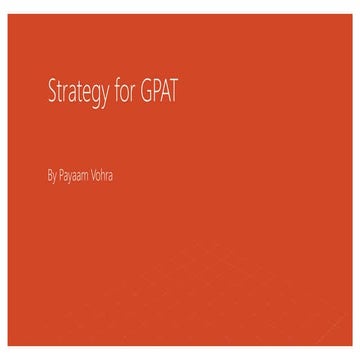 Strategy for GPAT.pptx
