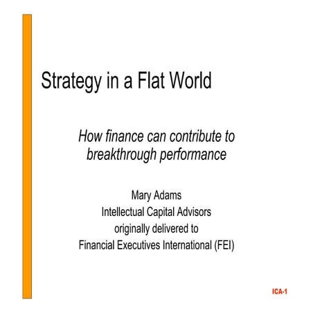 Strategy In A Flat World | PPT