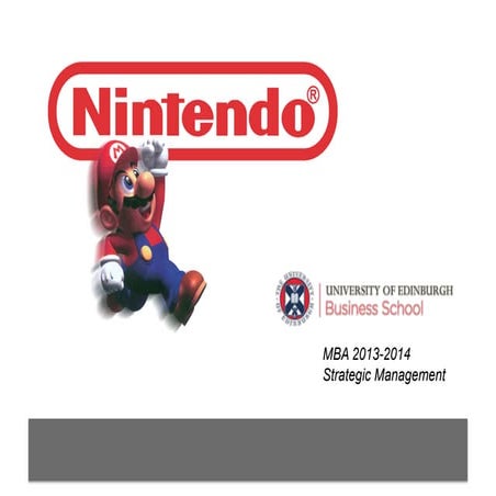 nintendo and blue ocean strategy | PPTX