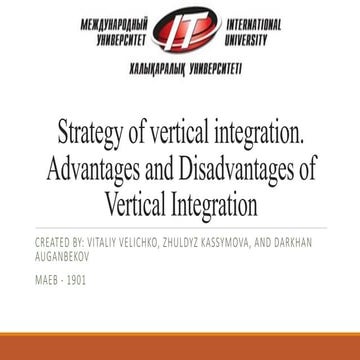 Strategy of vertical integration.pptx