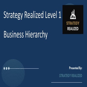 Understanding Business Process Hierarchy | PPTX