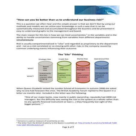 Model Risk Management : Best Practices | PDF