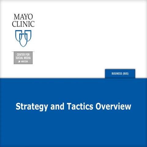 Strategy and Tactics | PPTX