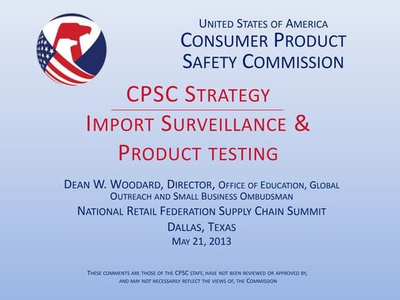 Cpsc periodic testing | PDF
