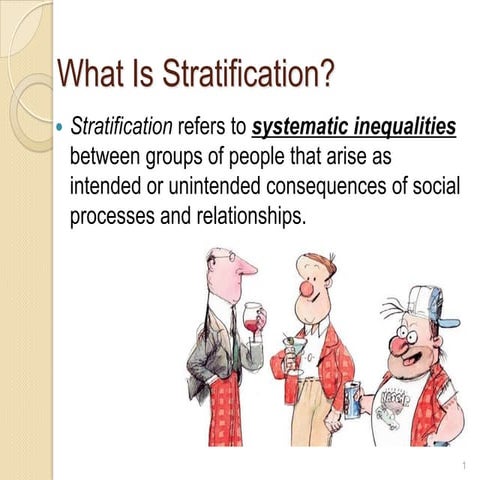 Stratification Chapter 7 | PPT