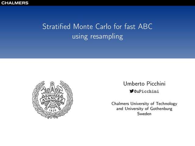 Stratified Sampling And Resampling For Approximate Bayesian Computation