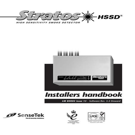 Stratos hssd master-slave installers handbook sensetek-nl | PDF ...