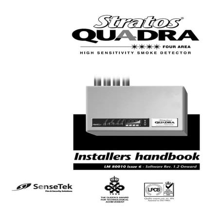 Stratos quadra installers handbook sensetek nl | PDF