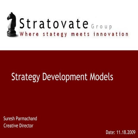 Stratovate Strategy Models | PPT