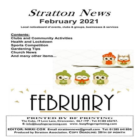 Stratton News March 2021 | PDF