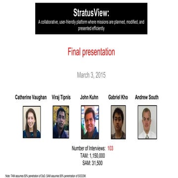 Stratus View Stanford 2015 | PPTX